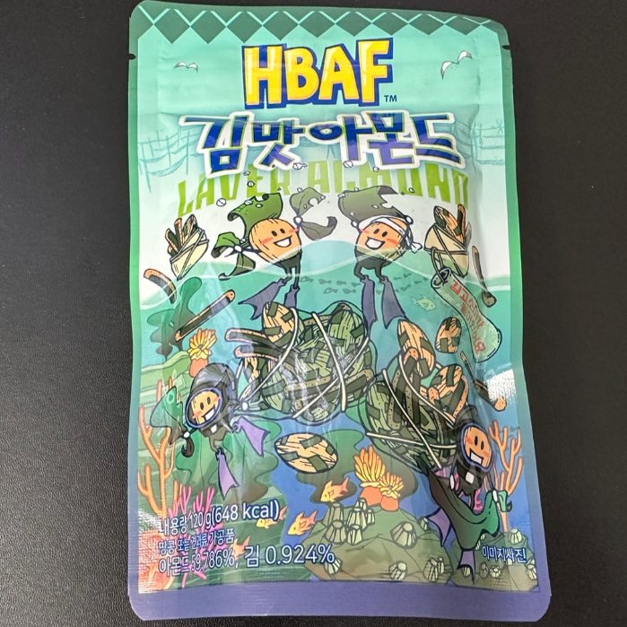 台灣現貨 大包 HBAF 190g 210g 韓國杏仁 大包 中包 40g大隨身包 多種口味! 杏仁果 花生 | 蝦皮購物