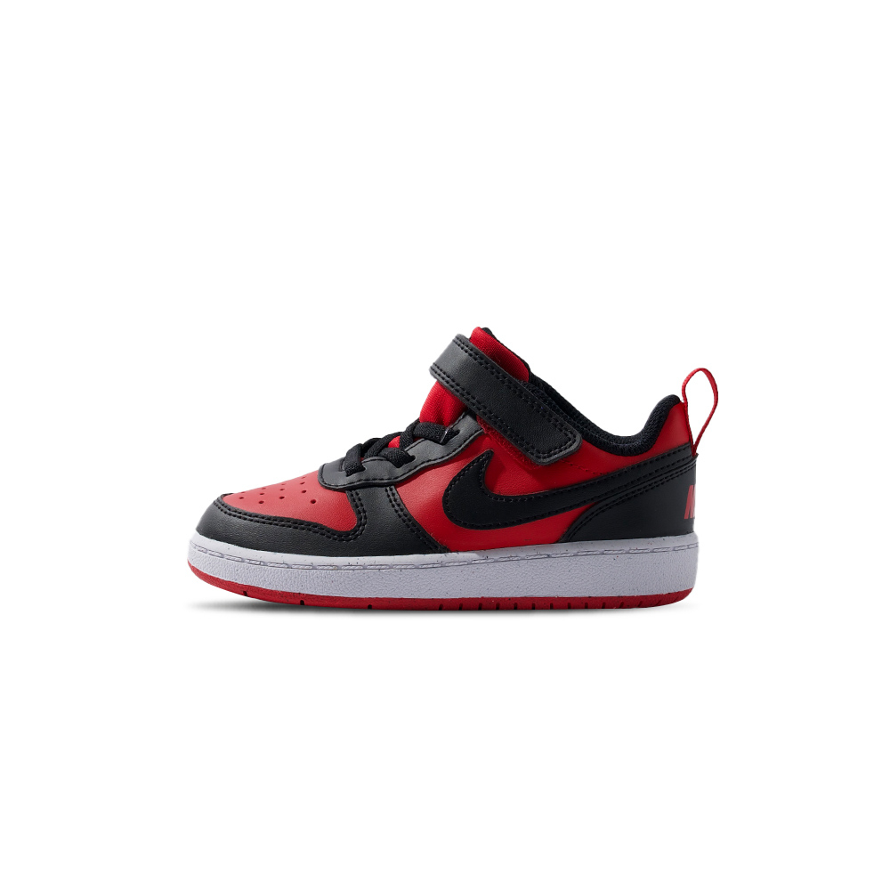 Nike Court Borough Low Recraft 小童 黑紅 魔鬼氈 包覆 休閒鞋 DV5458-600 | 蝦皮購物