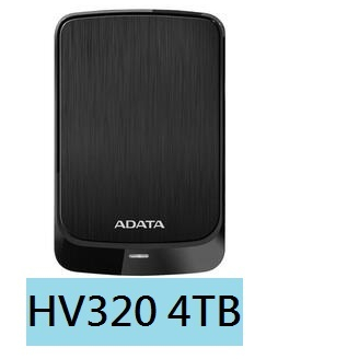《Sunlink-》ADATA 威剛 4T 4TB HV320 2.5吋 外接式硬碟 隨身硬碟 | 蝦皮購物