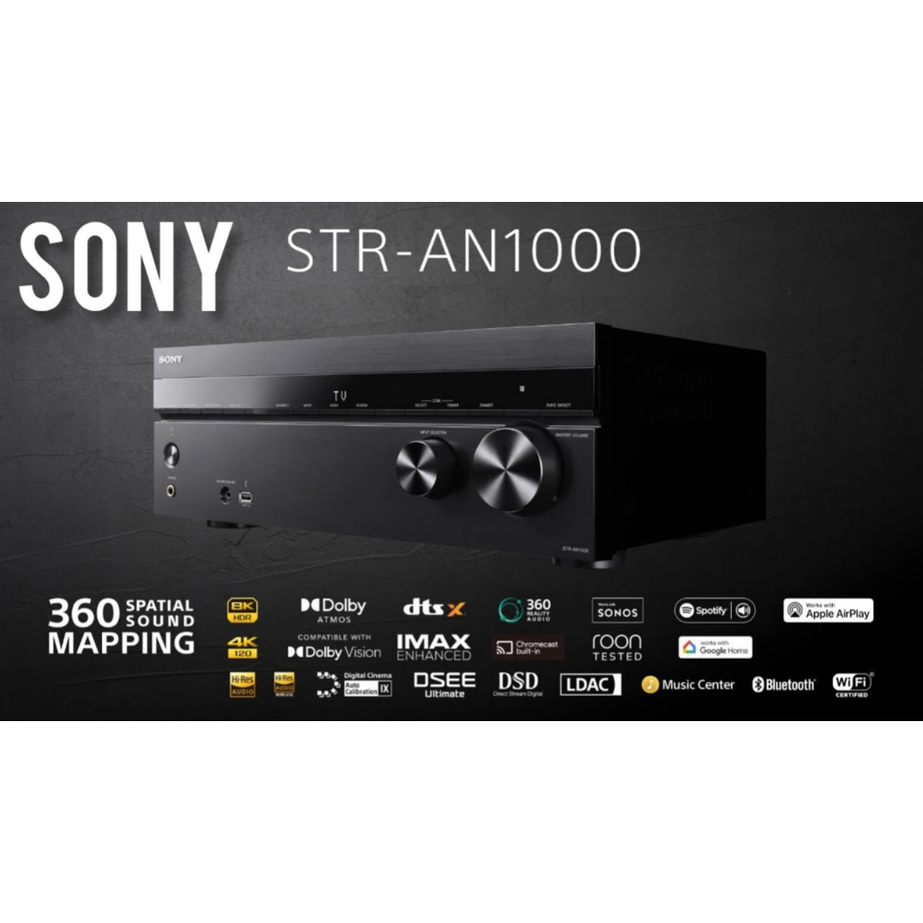 SONY STR-AN1000 環繞擴大機 7.1聲道 天空聲道 DTSX 保固一年 | 蝦皮購物