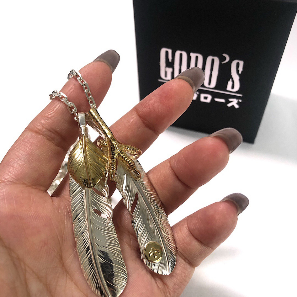 Goro’s高橋吾郎 日本 s925純銀 復古 情侶項鍊吊墜 中性 手工 點金 潮流 印地安風格 | 蝦皮購物