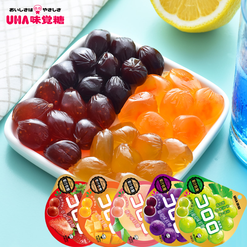 🔥在台出貨🔥UHA 日本 酷露露 酷洛洛 味覺糖 QQ糖 草莓 荔枝 葡萄 水蜜桃 可樂 乳酸菌 白桃 日本軟糖 糖果 | 蝦皮購物