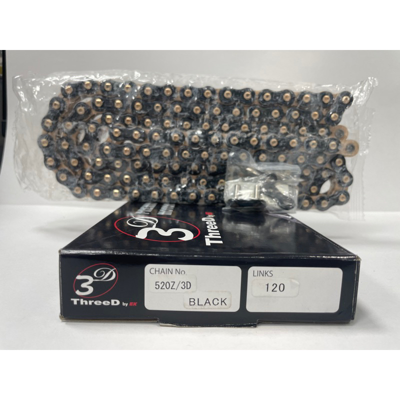 EK 鍊條 525/520 SPR/3D/SRX2 120L 黑金 輕量化 鍊條 日本原裝進口 | 蝦皮購物