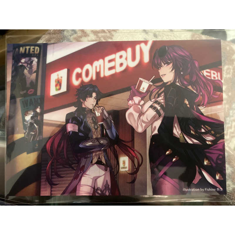 崩壞 星穹鐵道 卡芙卡 刃 明信片 合作 飲料 COMEBUY 乾杯 線下 活動 線下活動 星穹 鐵道 限量 限定 聯名 | 蝦皮購物