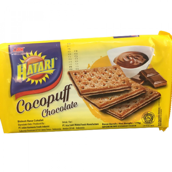 Hatari Cocopuff Chocolate 可可巧克力夾心餅乾 | 蝦皮購物