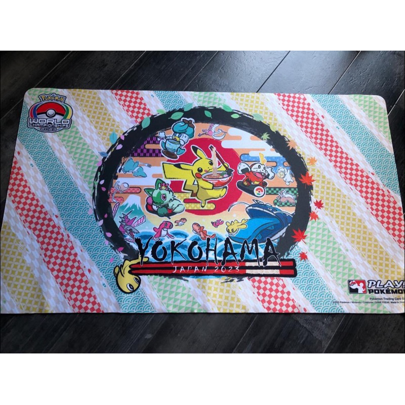 PTCG 寶可夢 2023 WCS 橫濱世界冠軍賽 限定桌墊 | 蝦皮購物