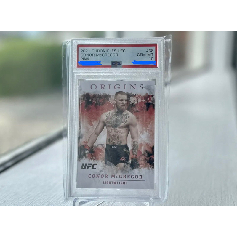 【全台目前已知唯一一張】UFC Origins Conor McGregor PINK PSA 10分鑑定卡 | 蝦皮購物
