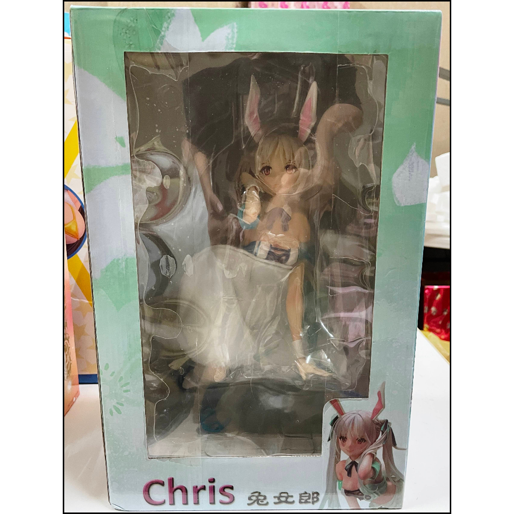 桃園龍潭區出貨 現貨 美少女 BINDing Chris 克里斯 水藍色 兔女郎 性感 可脫 露點 18+ 公仔 | 蝦皮購物