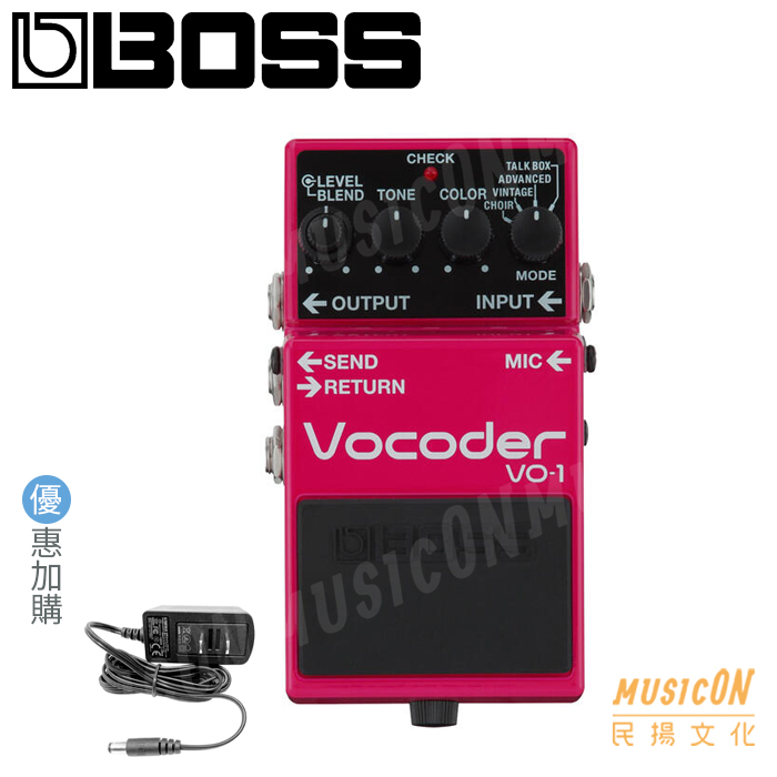 民揚樂器】BOSS VO-1 人聲效果器 人聲聲碼器 Talk Box Vocoder VO1 | 蝦皮購物