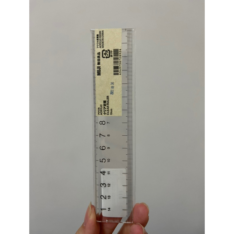 壓克力透明尺15cm 無印良品 MUJI | 蝦皮購物