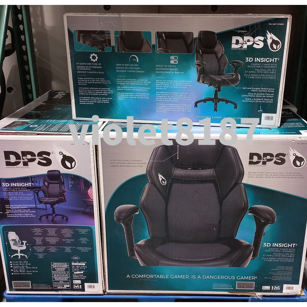 True Innovations 3D Insight電競椅含可調式頭枕 可調式電競椅 電腦椅 辦公電腦椅好市多限時優惠 | 蝦皮購物