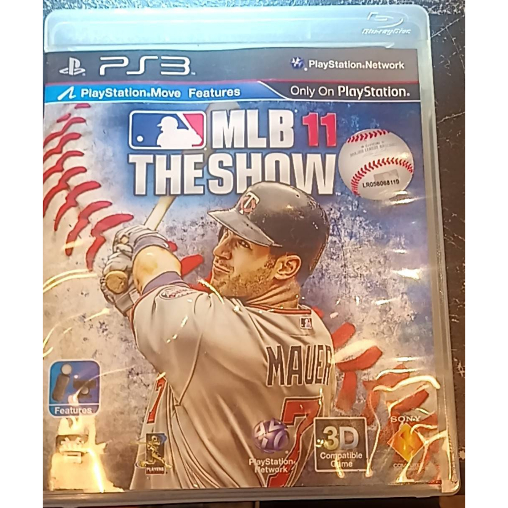 【MLB 11 The Show美國職棒大聯盟 11英文版】 二手PS3遊戲片出清 林610 喬‧莫爾Joe Mauer | 蝦皮購物
