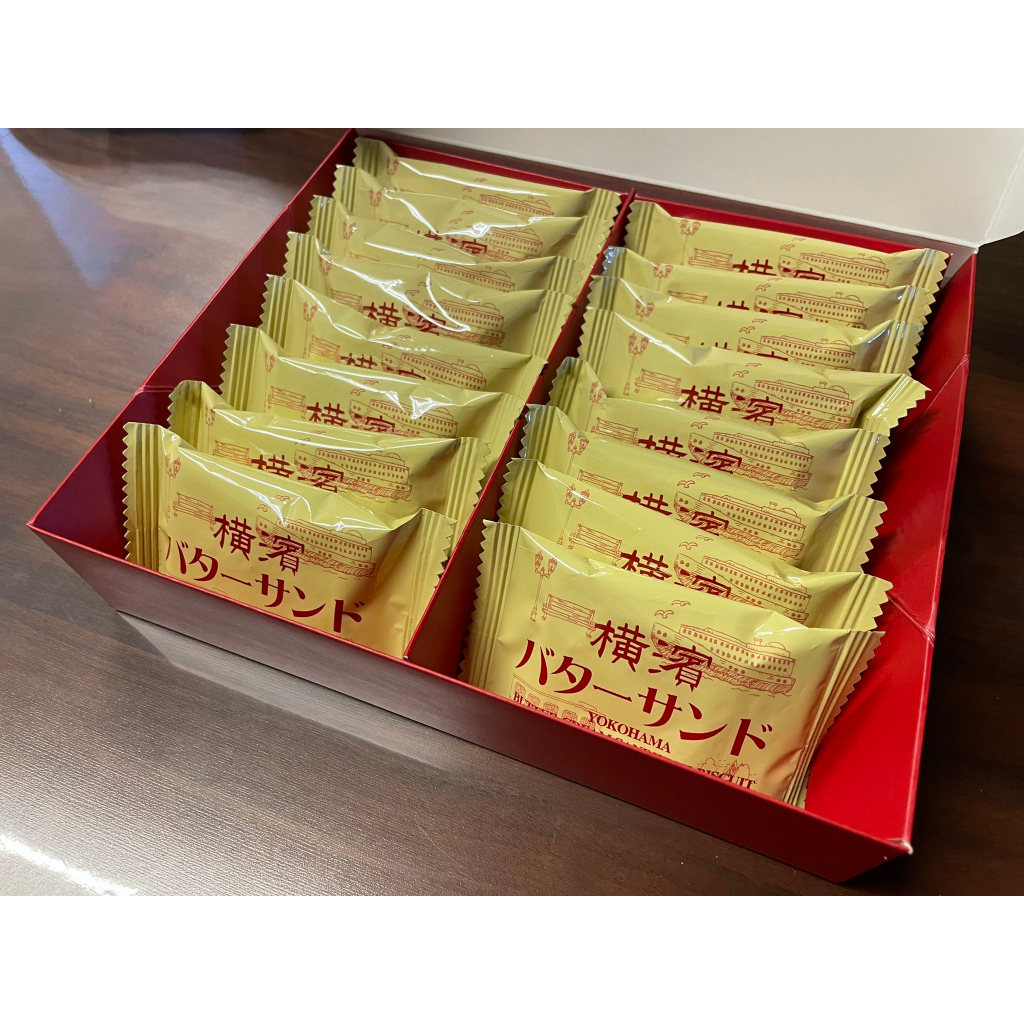 寶製果 橫濱奶油夾心餅乾 橫濱羅曼史造型餅乾 禮盒 伴手禮 每盒16片(136g) | 蝦皮購物