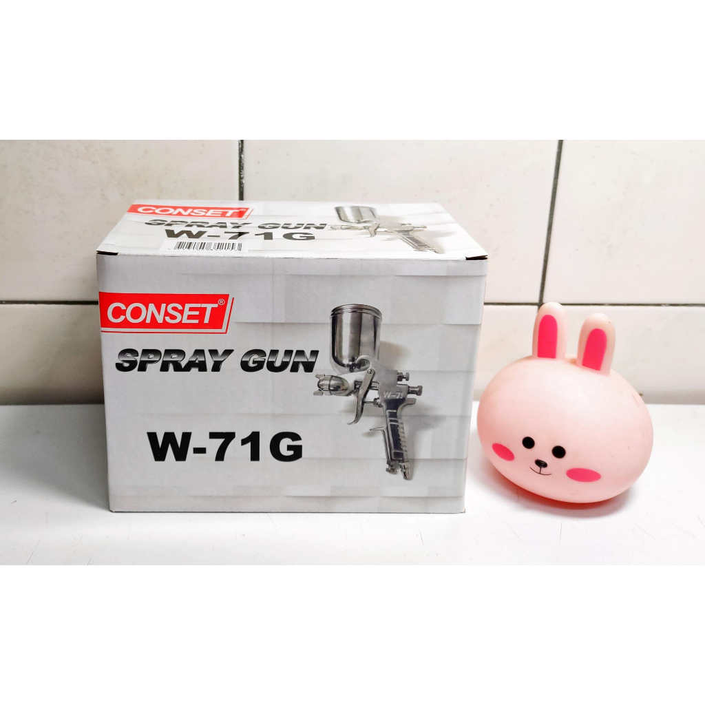W-71噴漆槍 Conset W71 氣動噴漆槍 400cc噴漆槍 油漆噴槍 上壺式 口徑1.5 高霧化 | 蝦皮購物