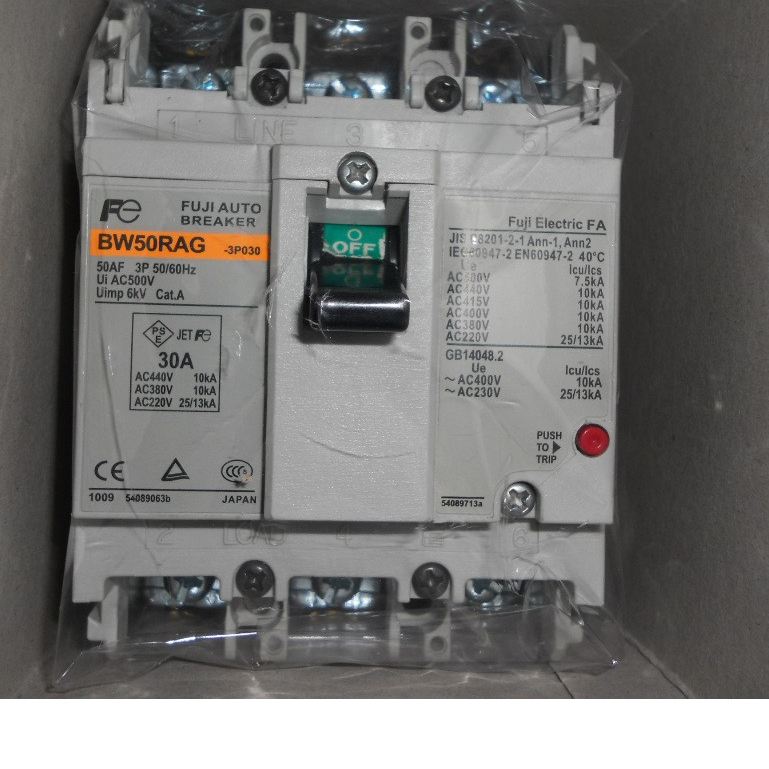 日本富士FUJI BW50RAG 2P 3P 25KA MCCB BW100EAG 無熔絲開關 斷路器 Breaker | 蝦皮購物