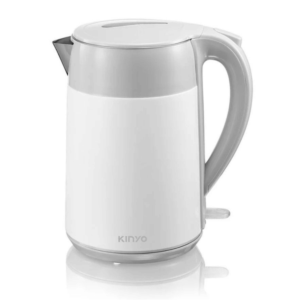 【原廠現貨免運】KINYO 2L雙層亮面快煮壺 KIHP-1168｜電煮壺 煮水壺 防燙壺身 沸騰斷電 1000W高功率 | 蝦皮購物