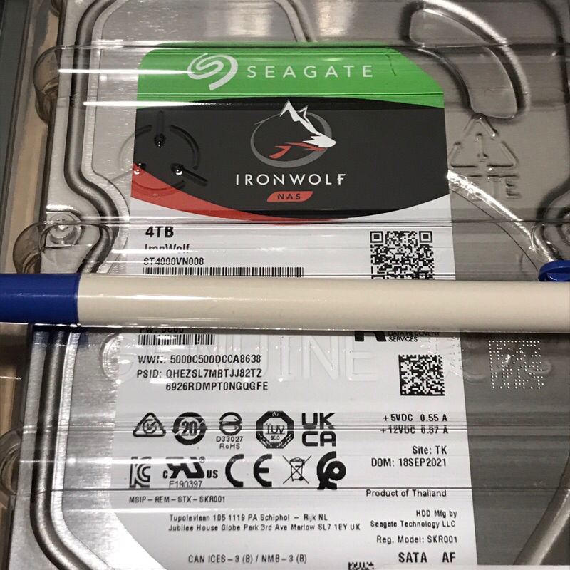 現貨 Seagate 希捷 ST4000VN008 IronWolf 那嘶狼 4TB 4T NAS 內接 硬碟 | 蝦皮購物