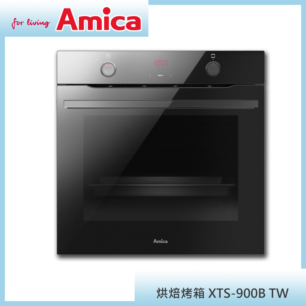 【KIDEA奇玓】Amica XTS-900B TW 崁入式多工烘焙烤箱 3D立體旋風 全亮黑玻璃 全能主廚烘烤60cm | 蝦皮購物