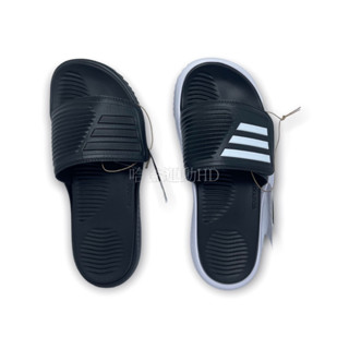 現貨正品 adidas ALPHABOUNCE SLIDE 2 運動拖鞋 魔鬼氈 黑白/黑 GY9415 GY9416 | 蝦皮購物