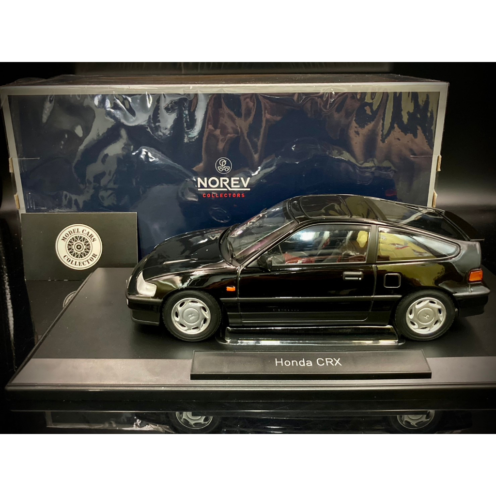 【收藏模人】Norev Honda CRX CR-X 1990 喜美 雙生車 黑 1/18 1:18 | 蝦皮購物