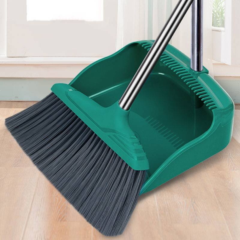 【susumy】 站立掃具組 梳齒款 不卡塵 掃把畚斗 2件組(需組裝) | 蝦皮購物