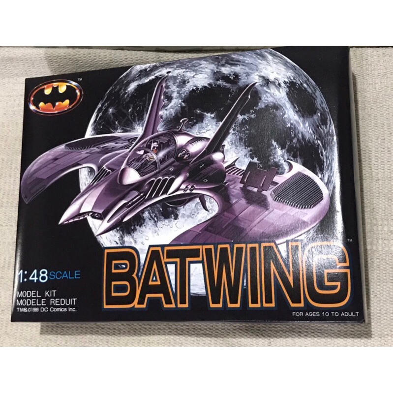 現貨 TSUKUDA HOBBY BATMAN-1:48 BATWING蝙蝠戰機 1989蝙蝠俠 提姆波頓 | 蝦皮購物