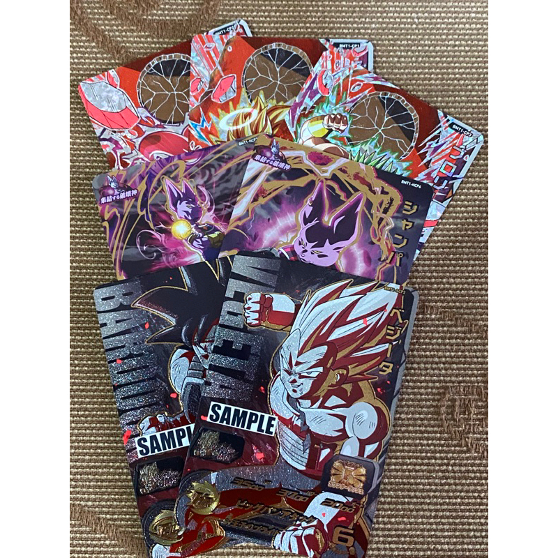 七龍珠英雄卡 BM1彈BMT1彈SAMPLE卡樣品卡CP卡SCP卡 | 蝦皮購物
