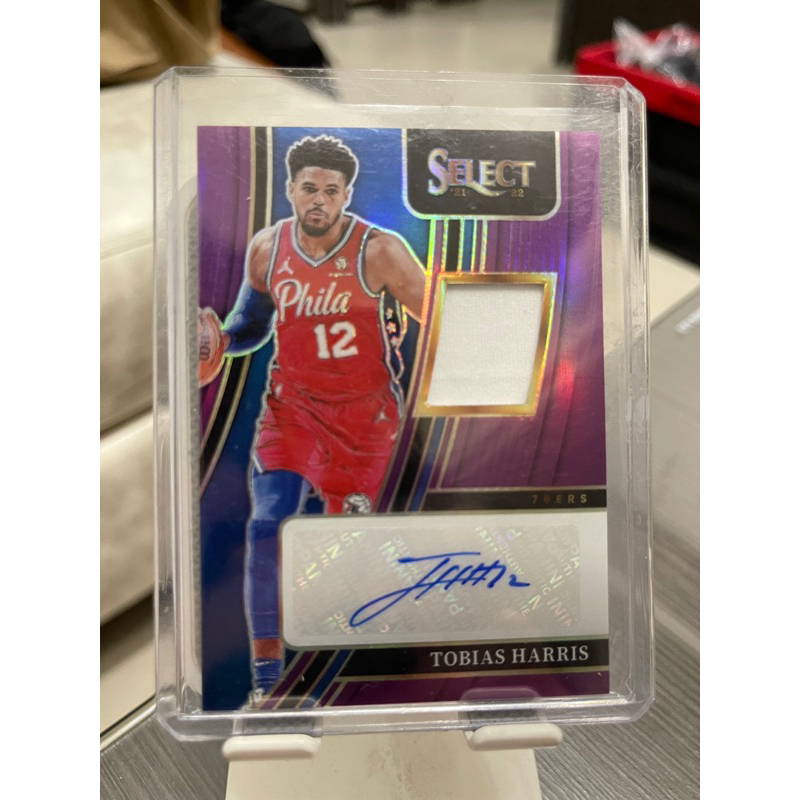 Panini Tobias Harris 球衣簽名卡 22/99 | 蝦皮購物