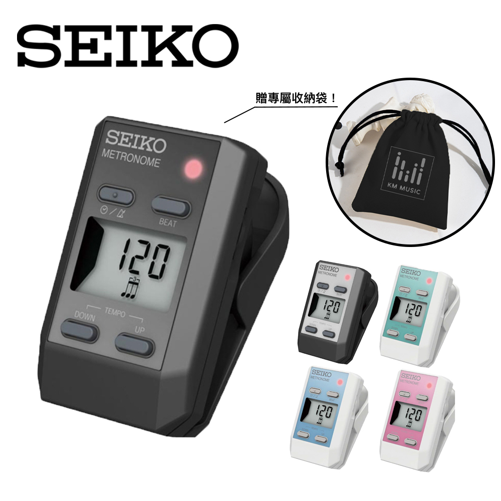 【好聲音樂器】《贈收納袋》原廠公司貨 ｜日本SEIKO 精工牌 DM51｜夾式電子節拍器 拉拉熊節拍器 入門節拍器 | 蝦皮購物