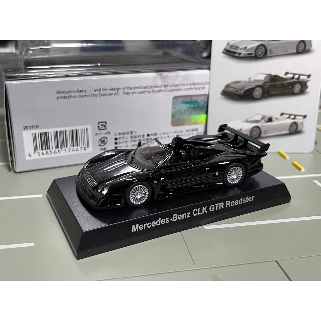 Kyosho 1/64 Mercedes Benz CLK GTR Roadster 黑 絕版 稀有 | 蝦皮購物