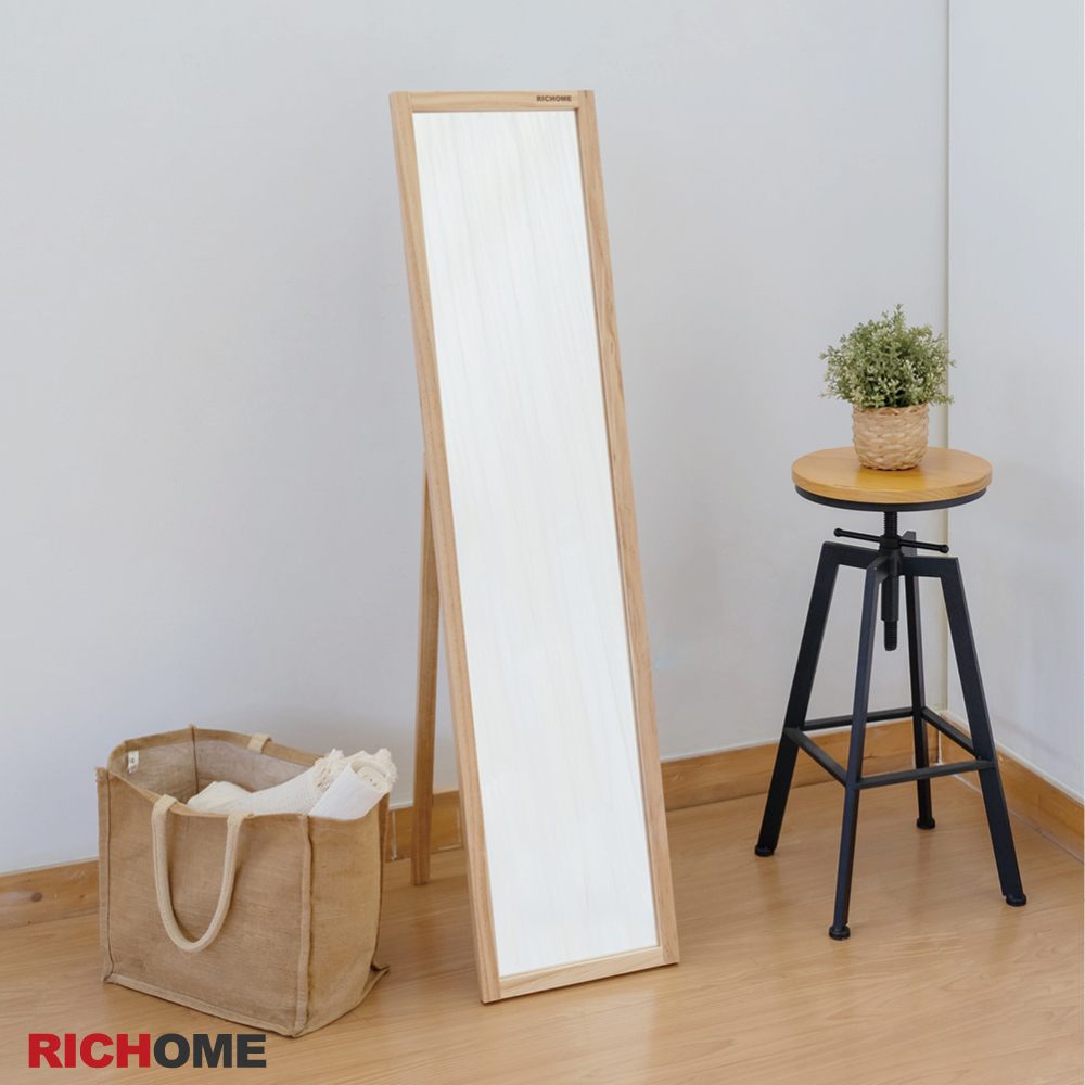 RICHOME 福利品 MR-136 麻衣松木防爆立鏡 鏡子 全身鏡 穿衣鏡 立鏡 玄關 臥室 更衣 | 蝦皮購物