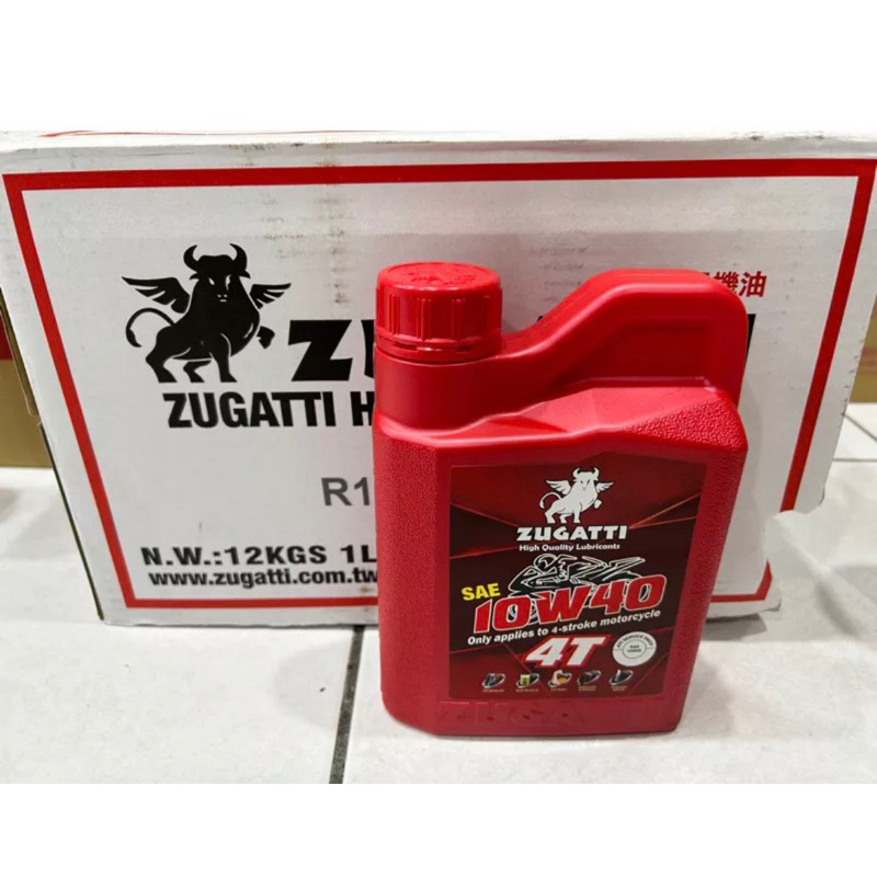 路加堤機油 10w40 (ZUGATTI) MA 合成 機油 原廠車 傳動車 老車 化油車 | 蝦皮購物