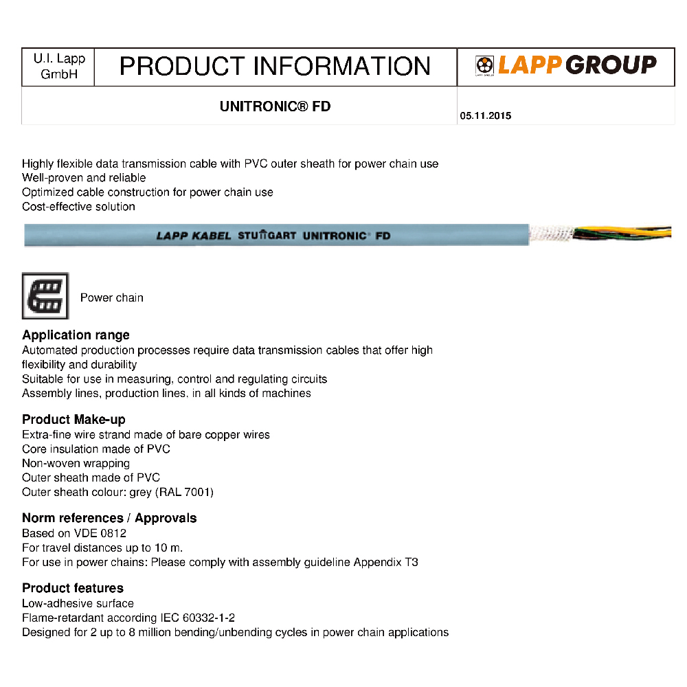 LAPP-UNITRONIC FD 0027845 (以米為單位/可裁剪) | 蝦皮購物