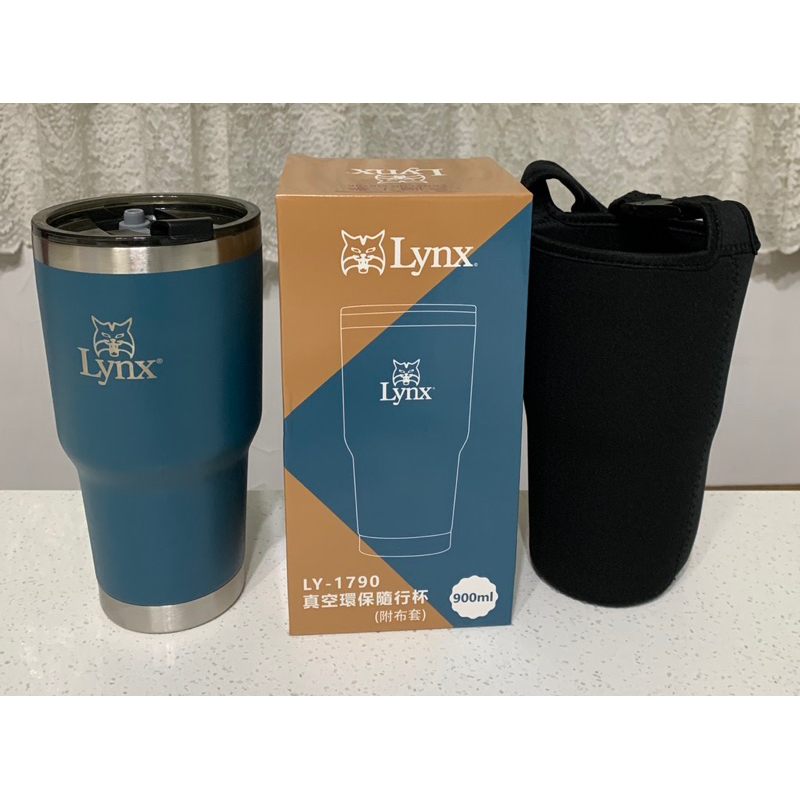 Lynx真空環保隨行杯（附布套900ml) | 蝦皮購物