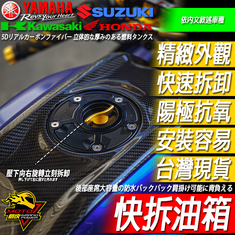 YAMAHA快拆油箱蓋R15 MT15 R3 MT03 R7 MT07 R6 R15M R15v3 R15v4 MT09 | 蝦皮購物