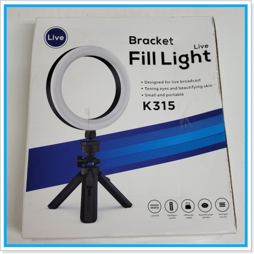 {現貨}{全新} K315 自拍燈 補光燈 直播 網美燈 腳架 環形燈 | 蝦皮購物