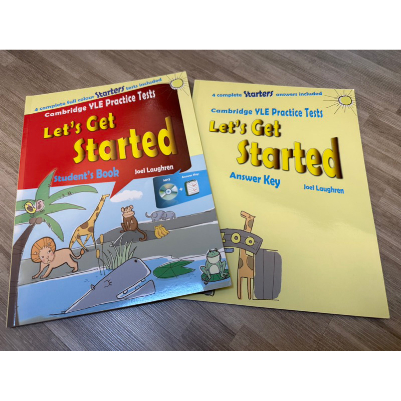 Let’s Get Started (Student Book + Answer Key) 劍橋兒童英檢全真試題 | 蝦皮購物