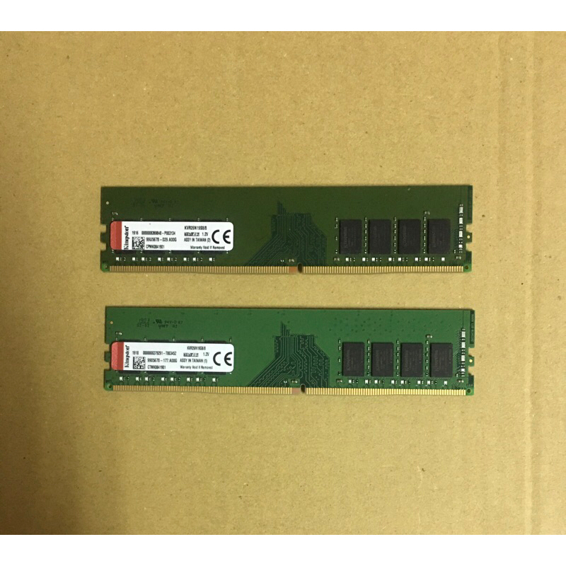 金士頓 DDR4 2666 8G*2條=16G 記憶體 KVR26N19S8/8 | 蝦皮購物