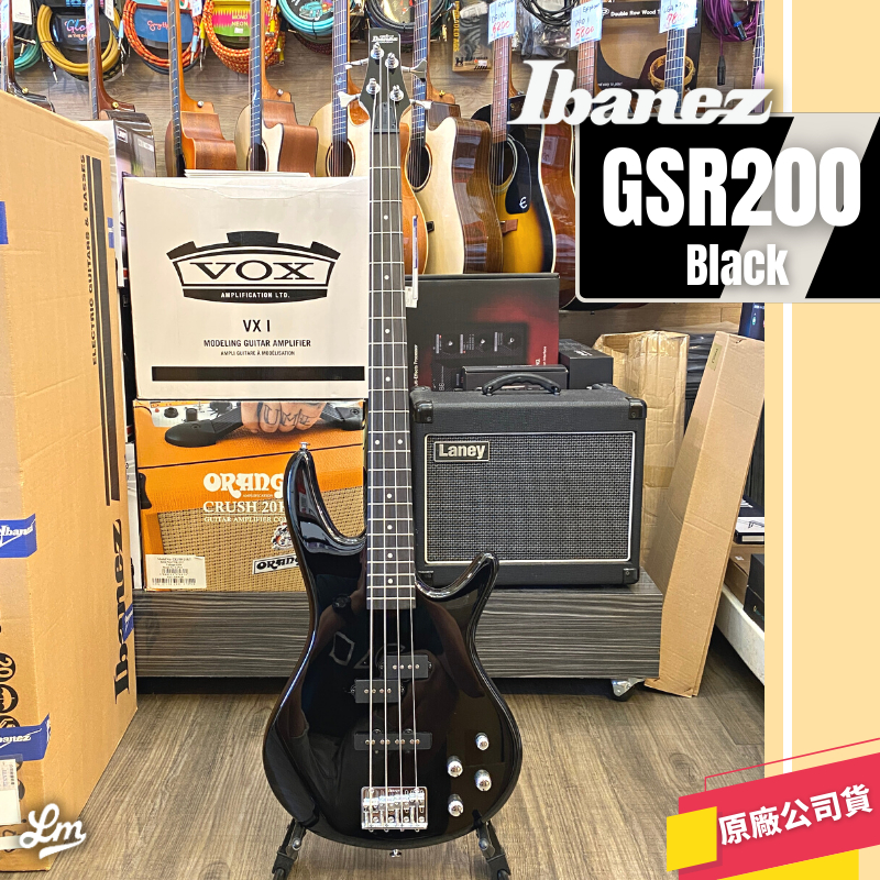 【LIKE MUSIC】Ibanez GSR200-BK 電貝斯 全新公司貨 GIO | 蝦皮購物