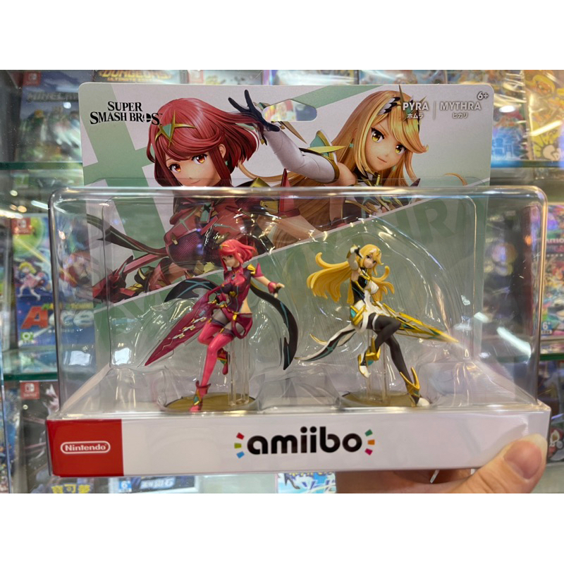 全新現貨⚠️NS Amiibo PYRA&MYTHRA 光&焰 異度神劍 任天堂大亂鬥 AMIIBO 光焰 | 蝦皮購物