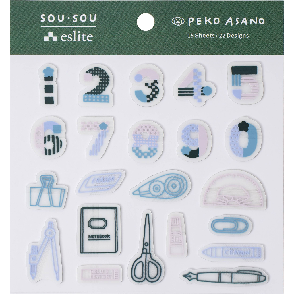 【誠品限定】SOU．SOU X Jean透明重點便利貼/ 十數HARE/ 文具/ 彩色 eslite誠品 | 蝦皮購物