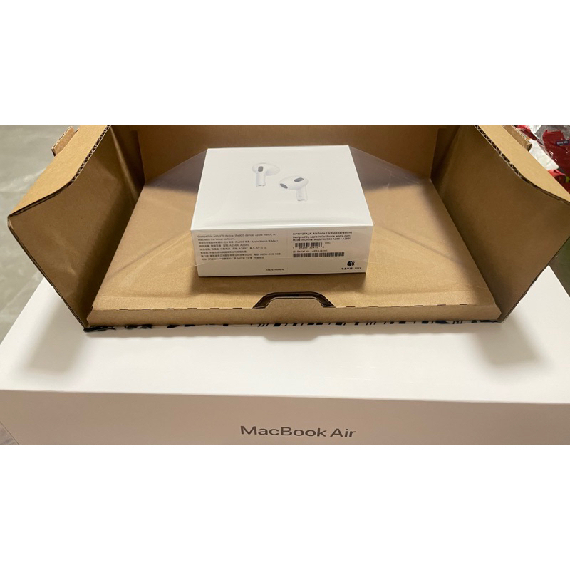 Apple AirPods 3 (第 3 代) A2564 A2565全新台灣原廠公司貨未拆封 | 蝦皮購物