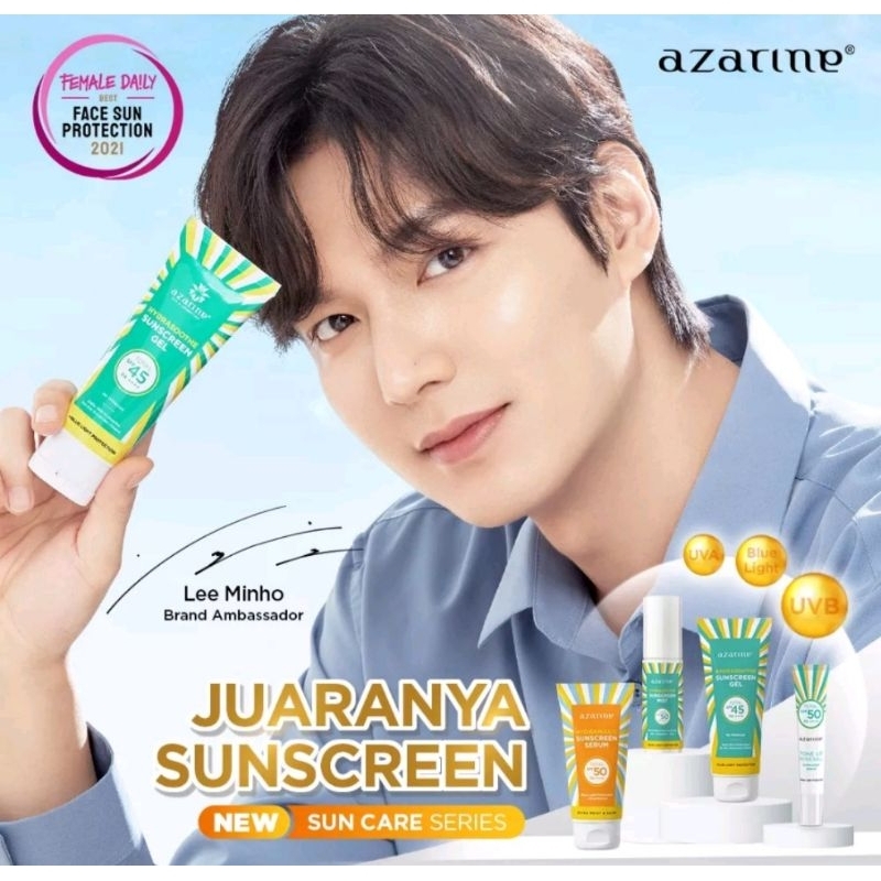 Azarine Hydrasoothe sunscreen gel spf 45 pa+++ 💯 Original | 蝦皮購物