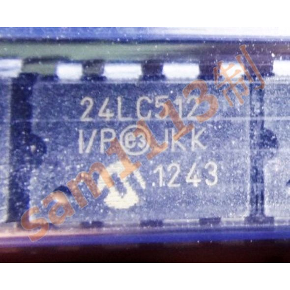 113記憶 24LC512 -I/P DIP-8 MICROCHIP I2C串列 直插 AT 24C512 >>10個 | 蝦皮購物