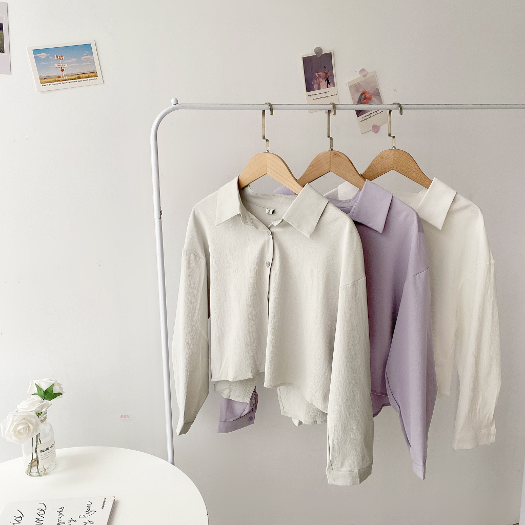 驚喜在後面 韓系簡約造型襯衫 BENBEN《EL-3856》現貨 | 蝦皮購物