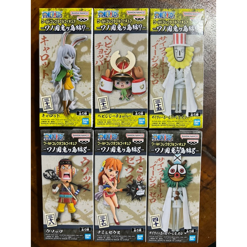 海外代理版 WCF 海賊王 鬼之島篇7和8 加洛特/喬巴/CP0/騙人布/娜美 | 蝦皮購物