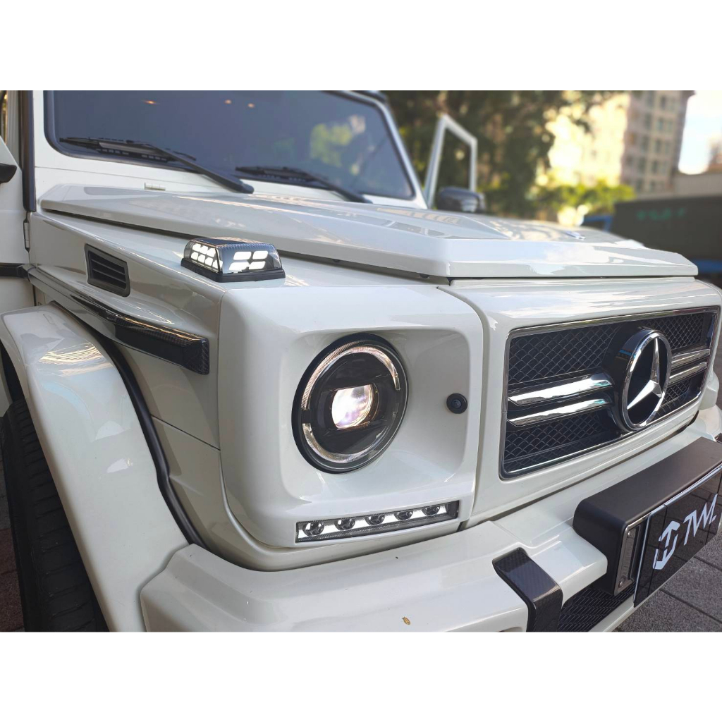 全新 BENZ W463 G350 G500 G55 G63燻黑 白光 LED方向燈 流水燈 角燈組 | 蝦皮購物