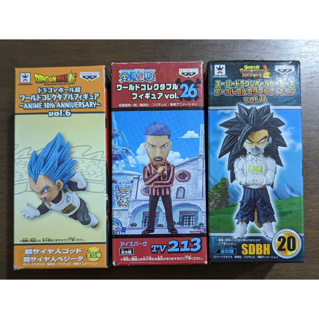 [盒裝] 日版 七龍珠超 海賊王 英雄WCF 究極任務X Vol.4 Vol.6 Vol.26 公仔 SDBH | 蝦皮購物