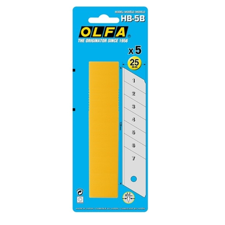 日本 OLFA 特大型美工刀 H-1型 大型 HB-5B HBB-5B 黑刃 刀片 25mm | 蝦皮購物