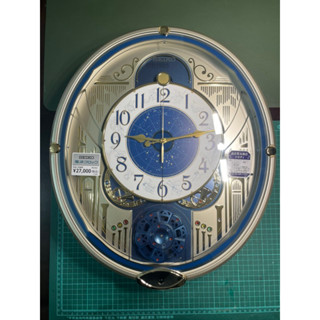 SEIKO 日本精工 金邊 12星座星象盤 電波水晶音樂時鐘 RE582G 現貨 功能正常 只有一個 | 蝦皮購物